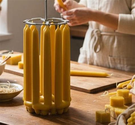 Candle Dipping Carousel For Taper Candles Aluminum Candle Dipping Rack And Candle Dipper Tool