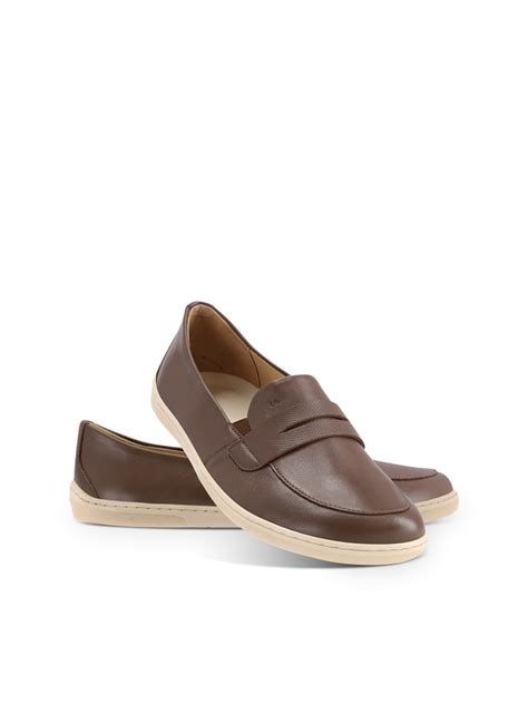 Barefoot Moccasins Be Lenka Buena Dark Brown And Beige Be Lenka
