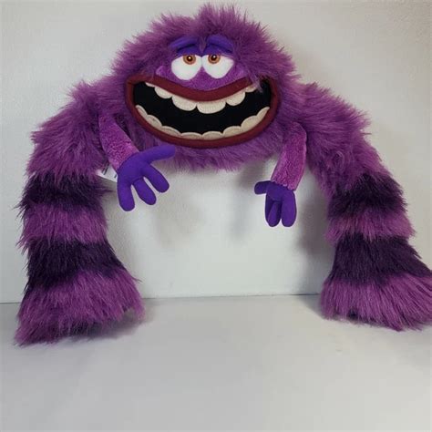 Disney Pixar Monsters Inc Art Posable Plush 13 Tall Purple £1232