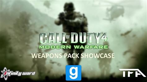[tfa] Call Of Duty 4 Modern Warfare Weapons Showcase Youtube