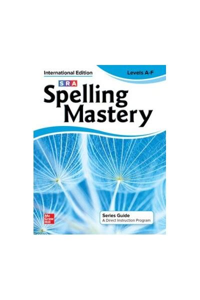 Spelling Mastery International Series Guide Mcgraw Hill Education