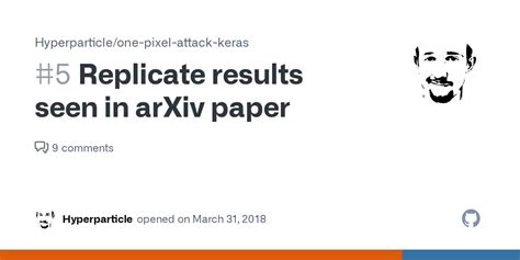 Replicate Results Seen In Arxiv Paper · Issue 5 · Hyperparticleone