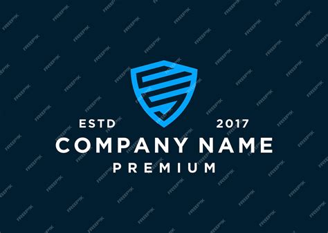 Premium Vector Letter Cs Shield Logo Design Vector Illustration Template