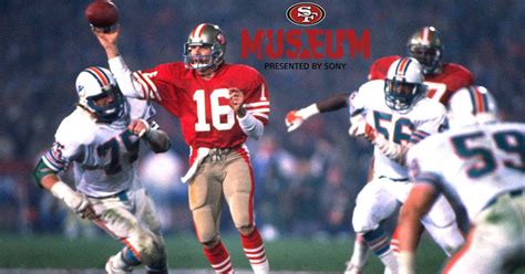San Francisco 49ers On This Day 30 Years Ago 49ers Qb Joe Montana