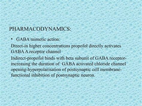 Propofol Ppt Pptx Anaesthetic Induction Drug Pptx