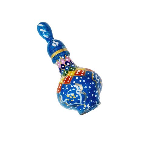 Wooden Persian Surma Dani Kohl Holder With Persian Khatamkari X2 Shopipersia