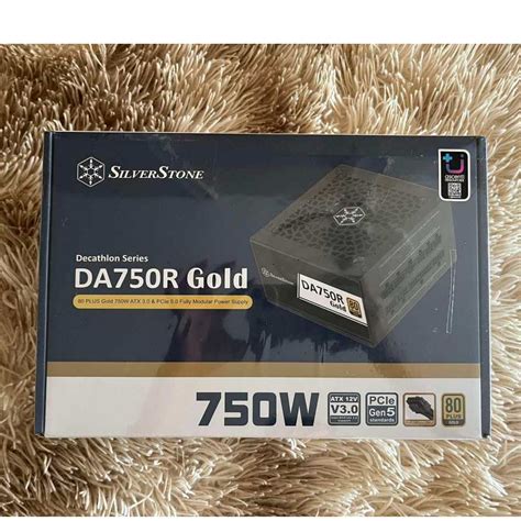 Power Supply อุปกรณ์จ่ายไฟ Silverstone Technology Da750r Gold 750w 80