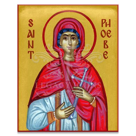 Saint Phoebe The Deaconess Icon S579 Legacy Icons