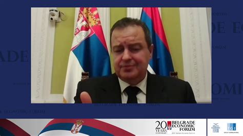 Belgrade Economic Forum Mr Ivica Dacic Youtube