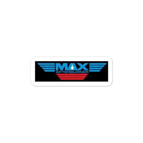 Max Ab Dark Single Sticker Max Afterburner