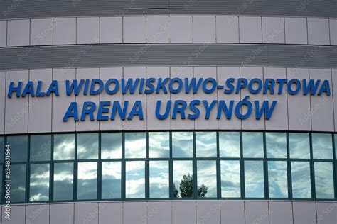Foto De Warszawa Mazowsze Polska 06 Sierpień 2023 Hala Widowiskowo Sportowa Arena Ursynów W