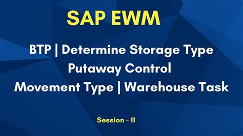 Ewm Warehouse Task At Matilda Chomley Blog