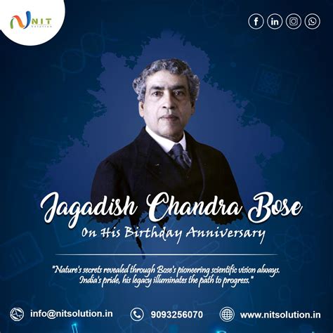 Nit Solution Pvt Ltd On Linkedin Celebrating The Birth Anniversary Of The Visionary Scientist