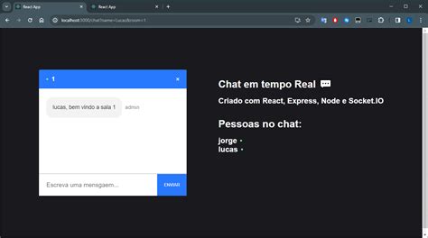 github lucaslapaz realtime chat application chat criado com nodejs express e react