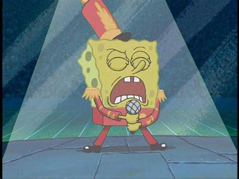 Spongebob Performing Live In British Style Konser Komik Korku Filmleri