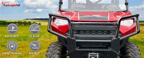 Amazon.com: StarknightMT Ranger XP 1000 Front Bumper - Ranger Upper Brush Guard Compatible with ...