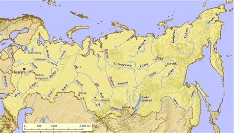 Ob River Map