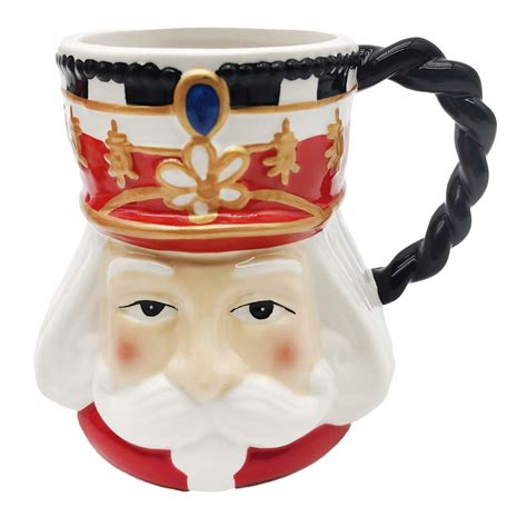 Ceramic Nutcracker Mug 17oz Classic Christmas At Home