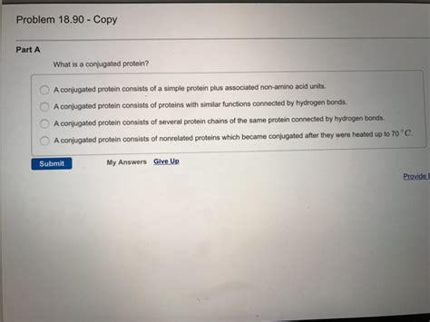 solved chapter 18 question 62 copy part a which pair amino