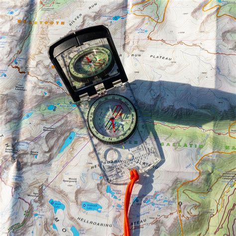 Prosight Map Compass Sighting Compass With Adjustable Declination
