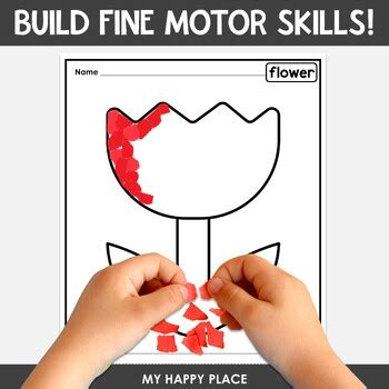 Year Round Paper Tearing Activities Bundle Tear Art Torn Paper