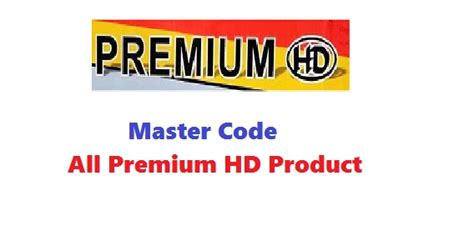 Master Code All Premium Hd Product Receiver Option