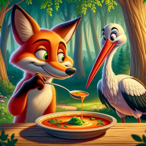 The Fox And The Stork Dream Little Star