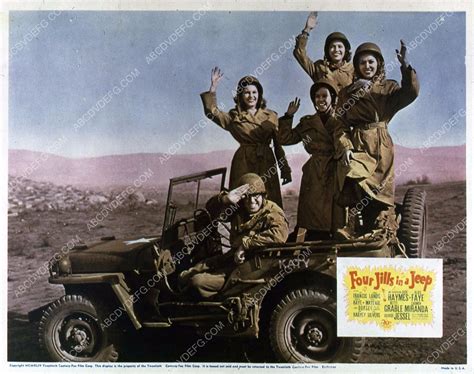 Martha Raye Carole Landis Phil Silvers Film Four Jills In A Jeep 35m