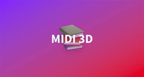 Midi 3d A Hugging Face Space By Vast Ai