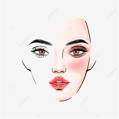 Makeup Face Clip Art