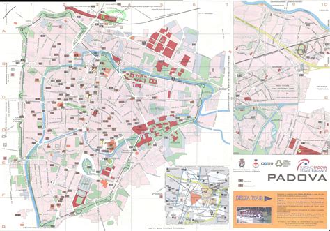 Padova Tourist Map 669x466