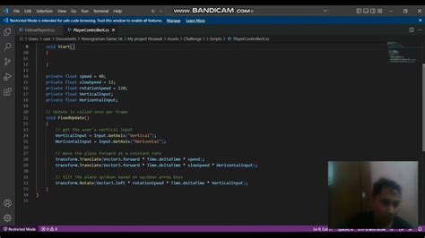 Praktikum Pemrograman Game Pertemuan 4 Youtube