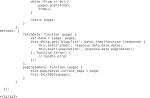 Vue Js With Laravel Pagination Php Web Development