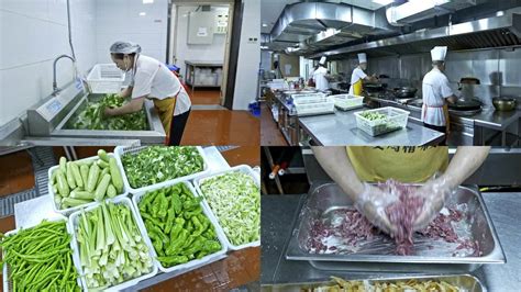 食堂后厨视频素材下载