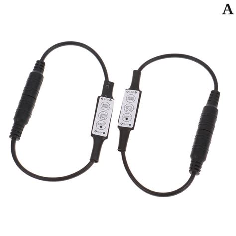 2pcs Dc 12v 24v 34a Mini Led Controller Dimmer Driver To Control