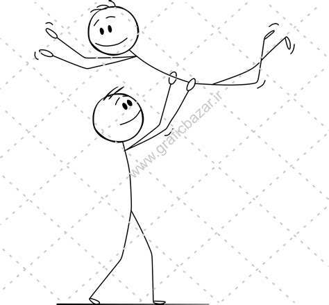 دانلود وکتور آدمک با آدمک گرافیک بازار