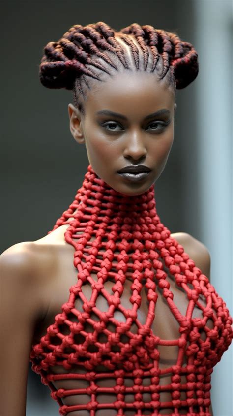 Geometrically Inspired Braid” Braided Hairstyles For Black Women