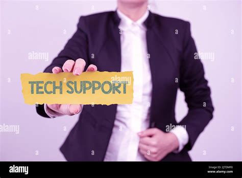 Inspiration Showing Sign Tech Support Business Showcase Help Given By Technician Online Or Call