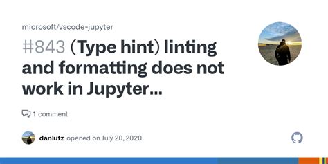 Type Hint Linting And Formatting Does Not Work In Jupyter Notebook