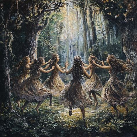 The Laughter Of Unseen Nymphs Echoes Through The Forest Beckoning You