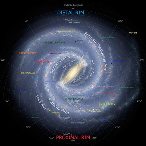 Milky Way Map Milky Way Map Milky Way Astronomy