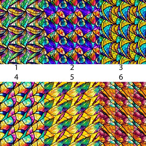 Abstract Stained Glass Vinyl Moxie Vinyls