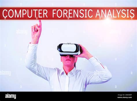 Conceptual Caption Computer Forensic Analysis Concept Meaning Evidence Found In Computers And