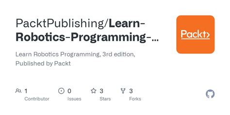 Github Packtpublishinglearn Robotics Programming 3rd Edition Learn