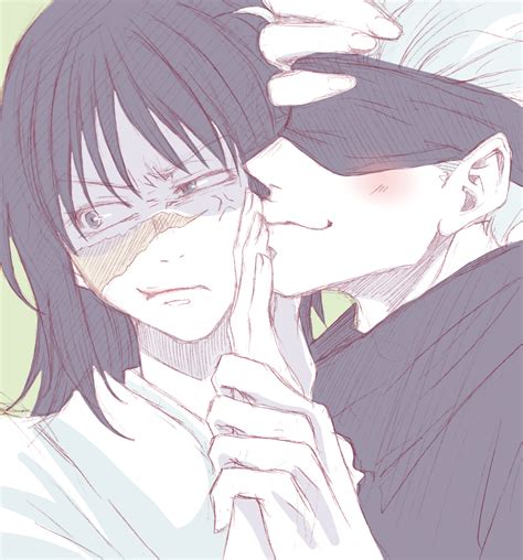 Gojou Satoru And Iori Utahime Jujutsu Kaisen Drawn By Fang User Yspx Danbooru