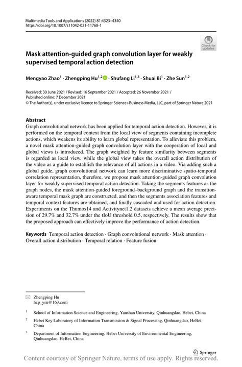 Mask Attention Guided Graph Convolution Layer For Weakly Supervised