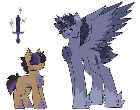 Spark And Lightning {mlp Wne Au} By Pegacousinceles On Deviantart