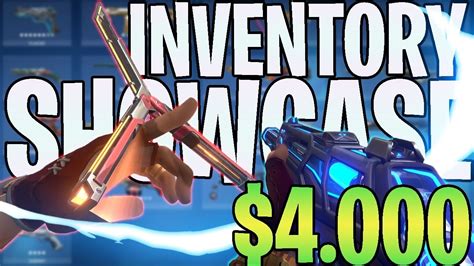 Full Valorant Inventory Showcase 4000 Youtube