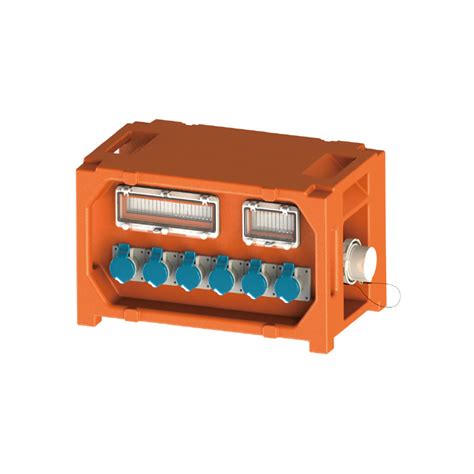 3 Phase 32a Waterproof Portable And Stackable Power Distribution Box