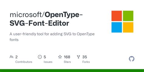 GitHub Microsoft OpenType SVG Font Editor A User Friendly Tool For Adding SVG To OpenType Fonts